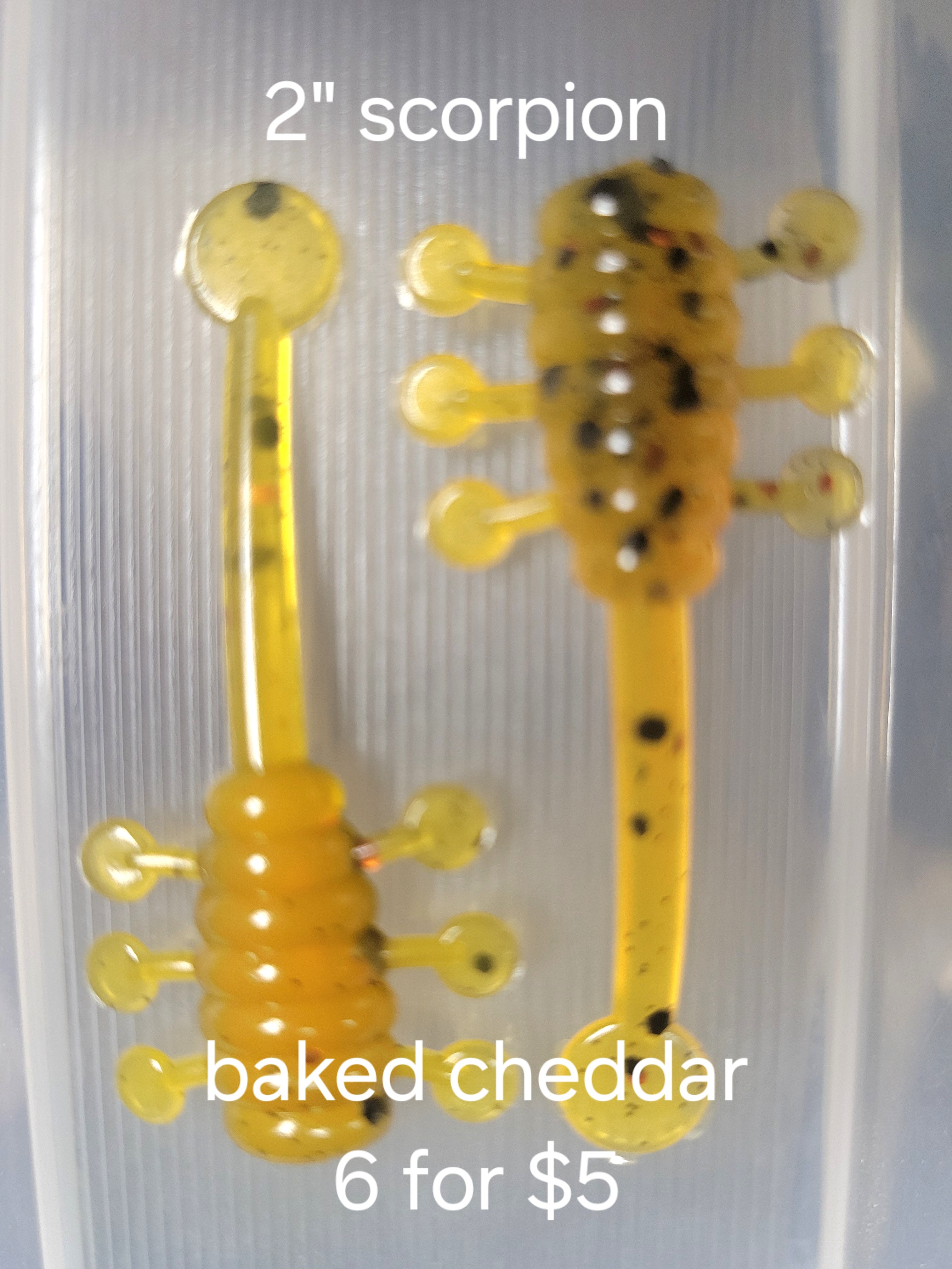 Scorpions - Baked Cheddar 2" – Fish Thug Baits
