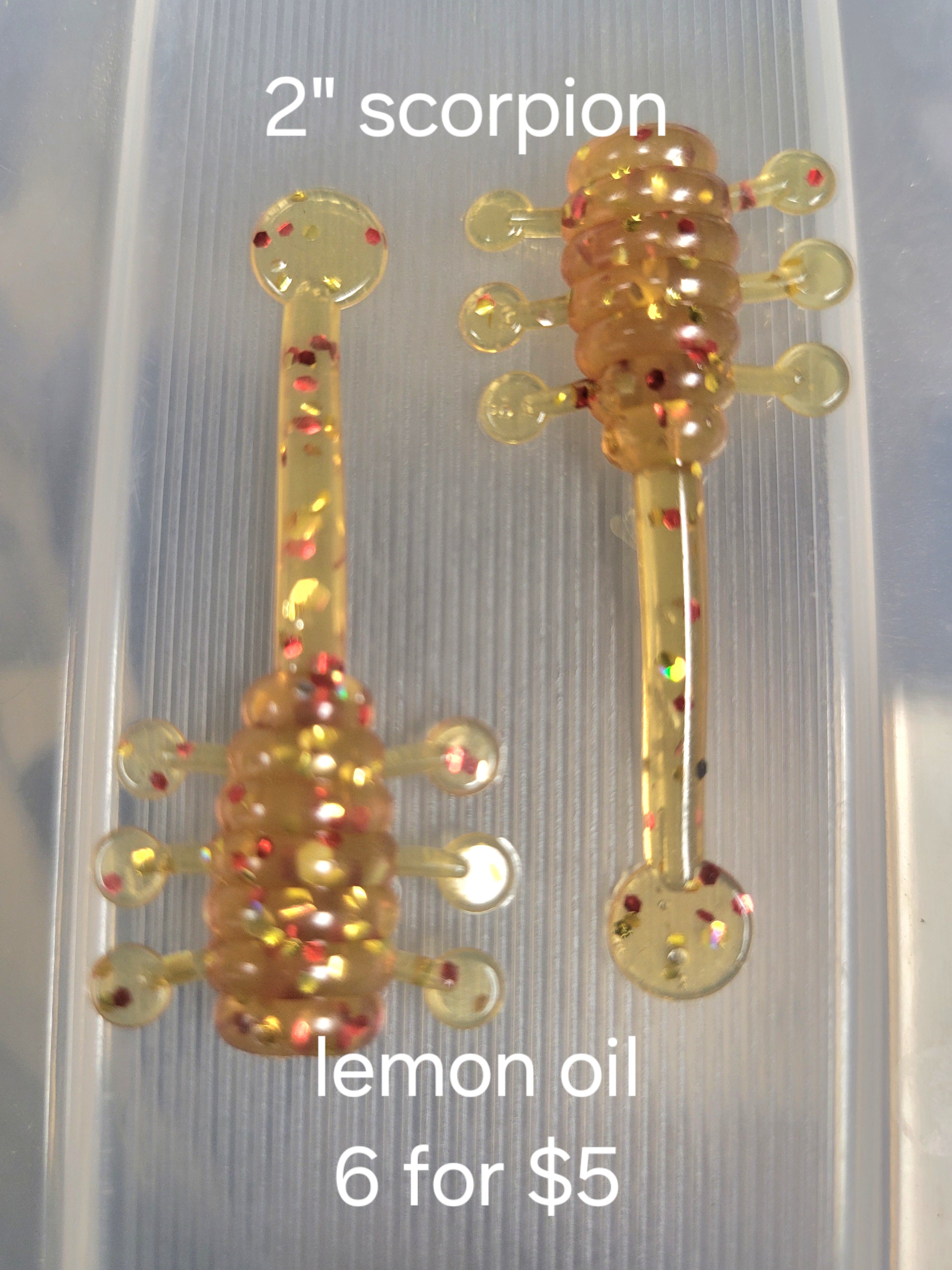 Scorpions - Lemon Oil 2" – Fish Thug Baits